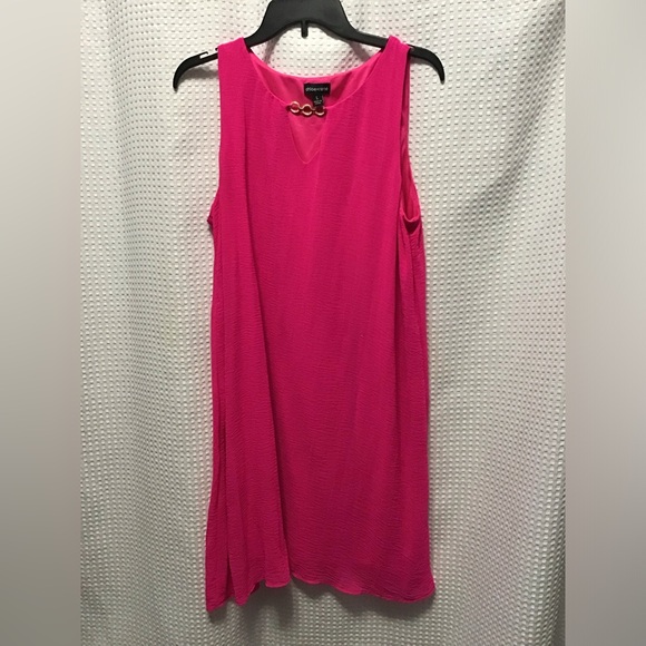 chloe + rene | Dresses | Chloe Rene Hot Pink Sleeveless Dress | Poshmark